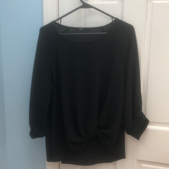 Gibson | Tops | Gibson Living In Yellow Maggie Twist Hem Top Pl | Poshmark
